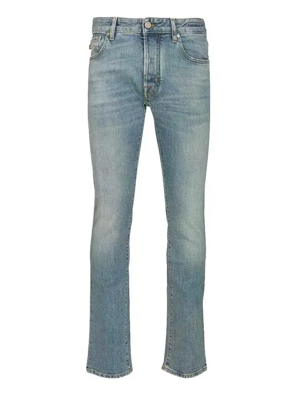 Jacob Cohen Logo-patch Jeans - Blue