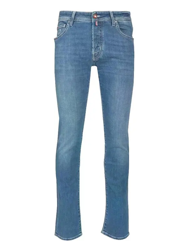 Jacob Cohen Topstitched Jeans - Blue