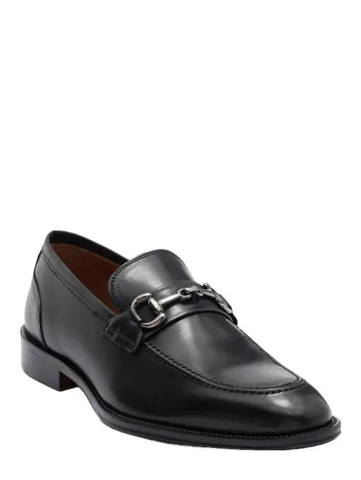 Nordstrom Italian Collection Manarola Bit Loafer - Black Leather