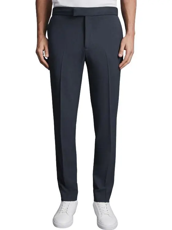 REISS Found Slim-fit Trousers - Airforce Blue