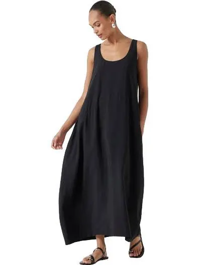 HUSH Liddie Air Flow Barrel Tank Dress - Black