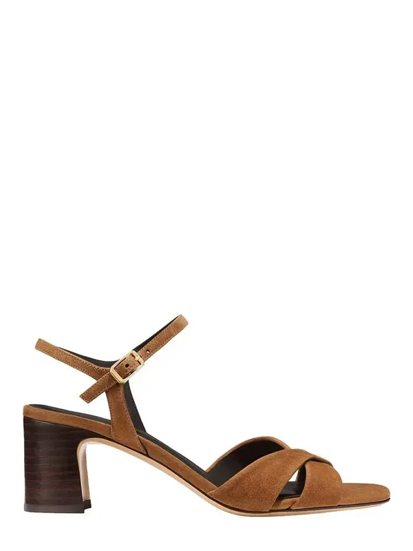 MARGAUX LONNBERG The Paloma Sandal - Nutmeg Suede