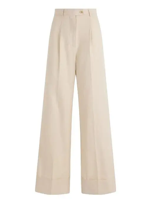 Bally Tennis Collection Cotton Trousers - White