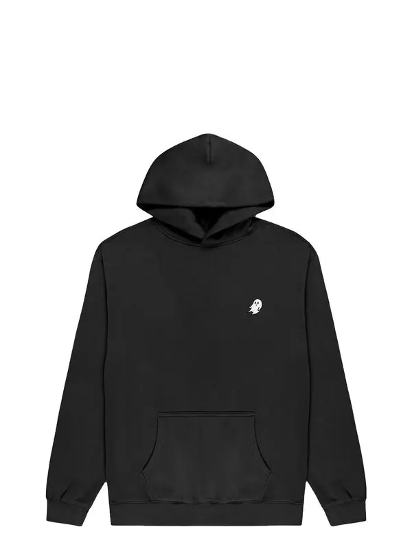 DALIX Relaxed Fit Midweight Faded Fleece Hoodie - Faded Black