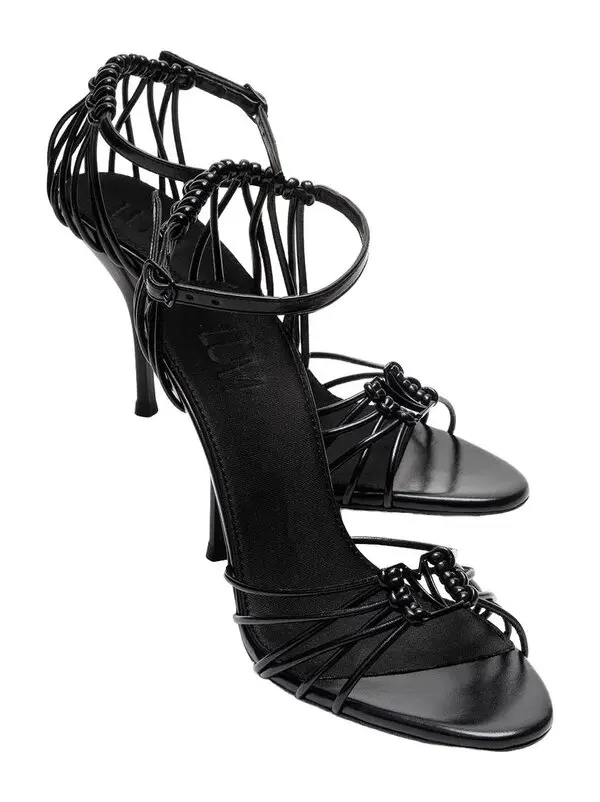 PROLOGUE SHOES Arona Stiletto Sandals - Black