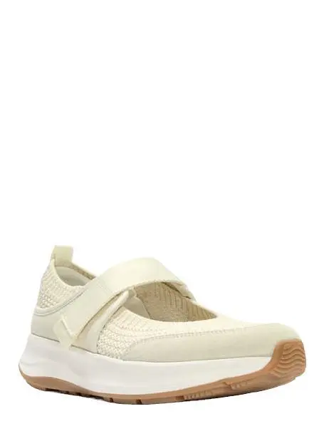Fitflop F-mode Flow Knit Mary Janes - Cream