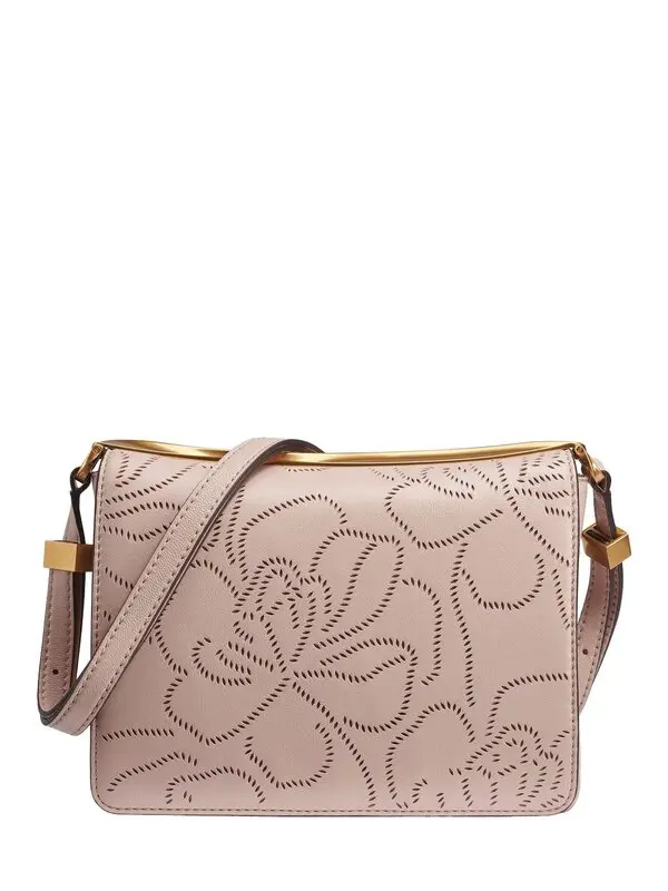 Donna Karan New York Jericho Floral Shoulder Bag - Snow Petal
