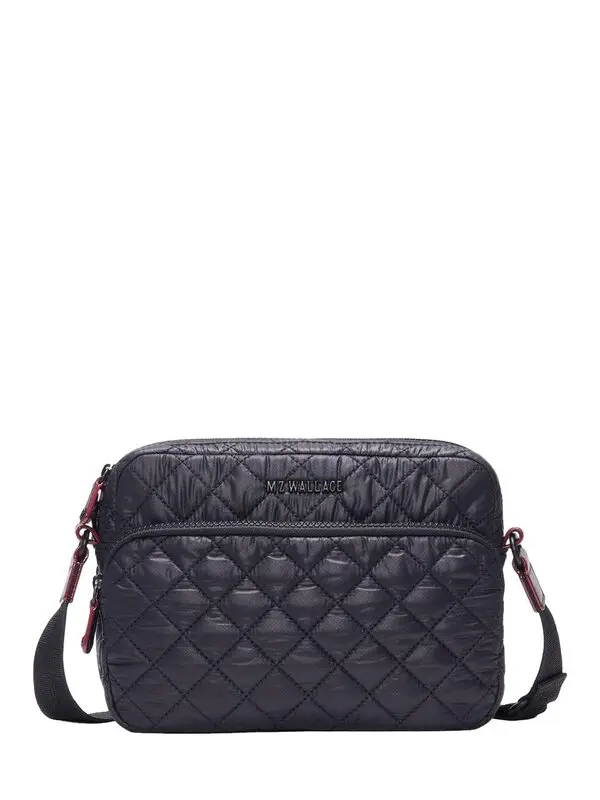 Mz Wallace Small Metro Quilted Nylon Camera Bag - Black