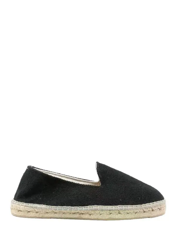 Manebí Coarse Flat Espadrilles - Black
