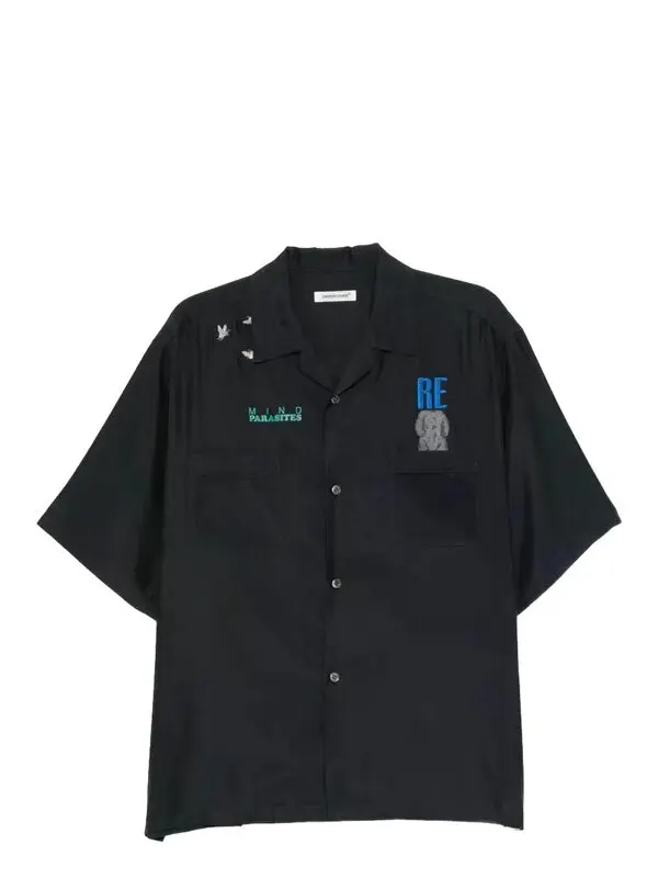 UNDERCOVERISM Embroidery Pocket Shirt - Black