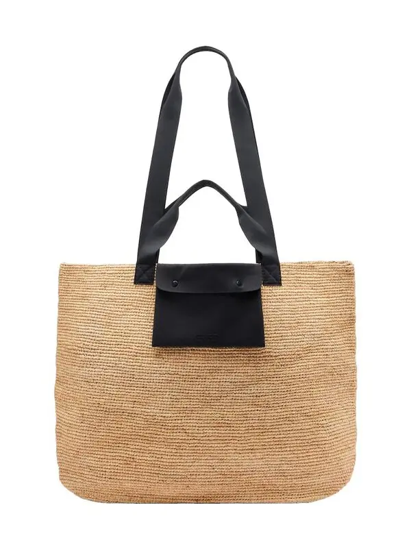 ERES Raffia Tote Bag - Beige