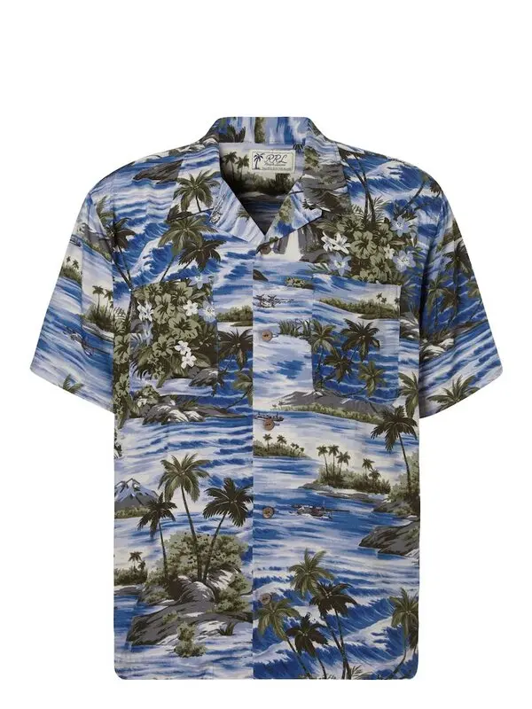 Ralph Lauren Printed Shirt - Blue