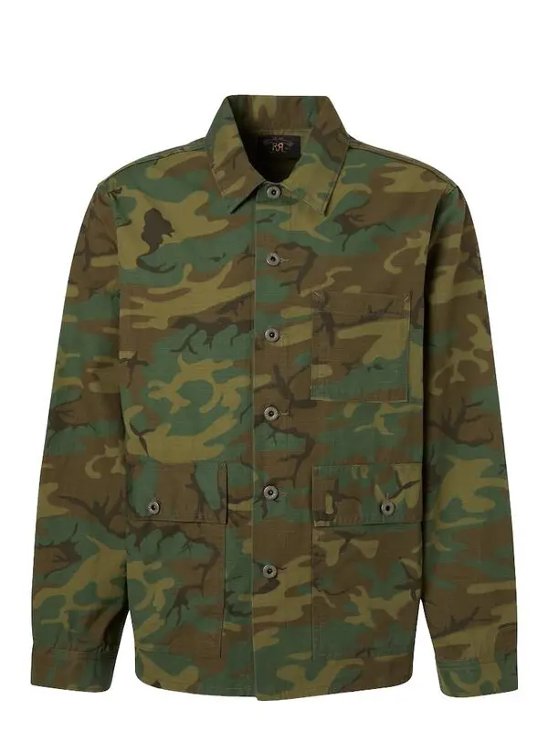 Ralph Lauren Camouflage Cotton Overshirt - Green