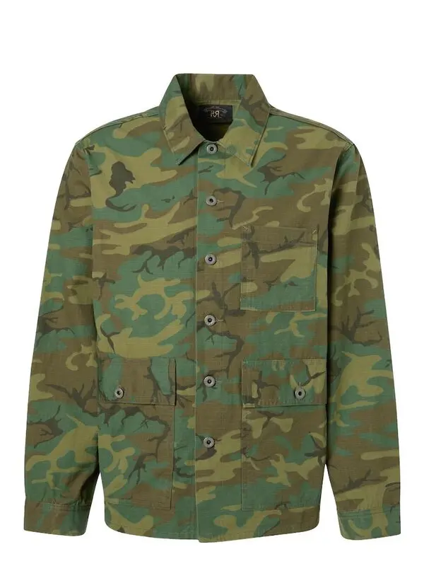 Ralph Lauren Camouflage Cotton Overshirt - Green
