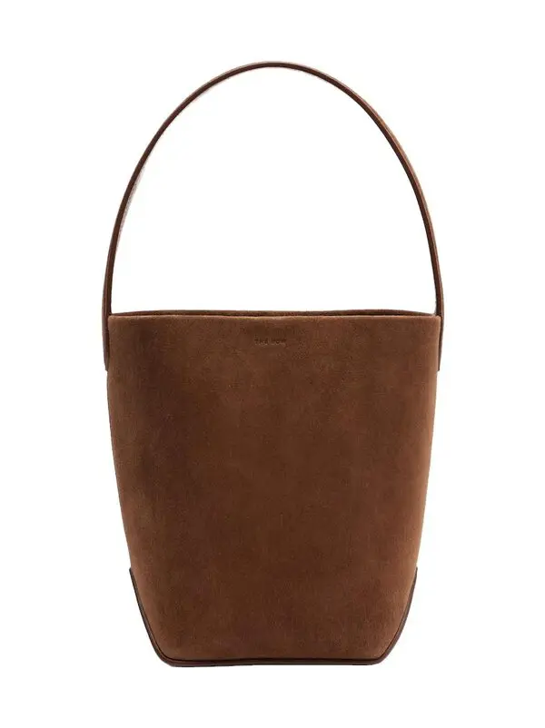 THE ROW Park Edge N/s Small Suede Tote Bag - Brown
