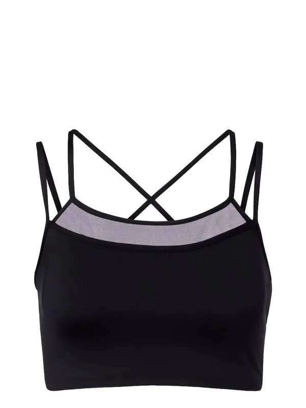 ERES Cooper Tulle-trimmed Sports Bra - Black