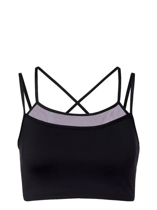 ERES Cooper Tulle-trimmed Sports Bra - Black