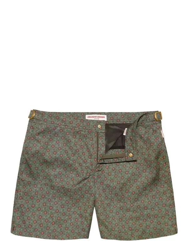 Orlebar Brown Bulldog Floral-print Swim Shorts - Green