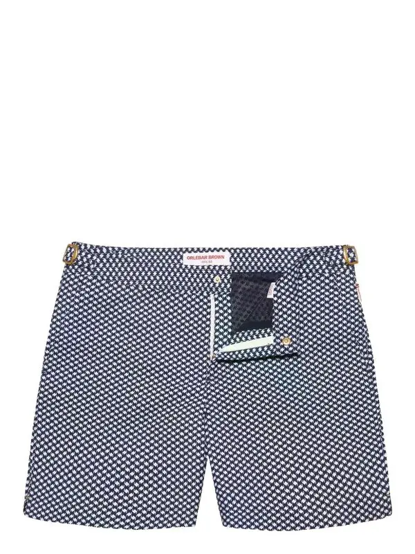 Orlebar Brown Bulldog Jacquard Swim Shorts - Blue