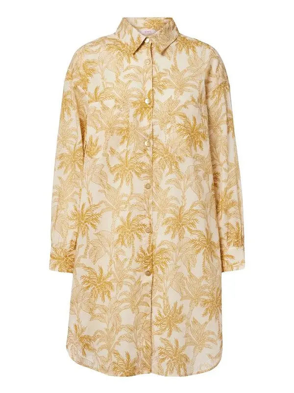 ERES Exotisme Printed Cotton Voile Shirt - Yellow