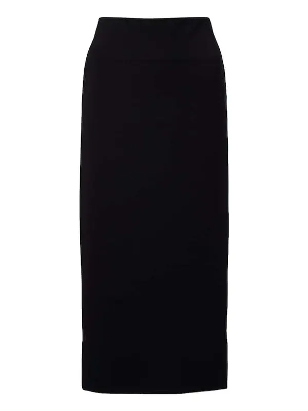 JIL SANDER Mid-rise Pencil Skirt - Black