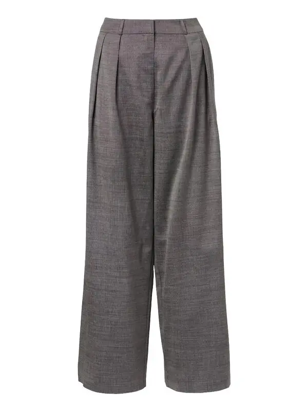 THE FRANKIE SHOP Ripley Wide-leg Pants - Grey