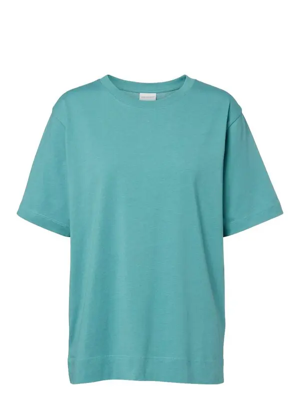 Dries Van Noten Cotton Jersey T-shirt - Blue