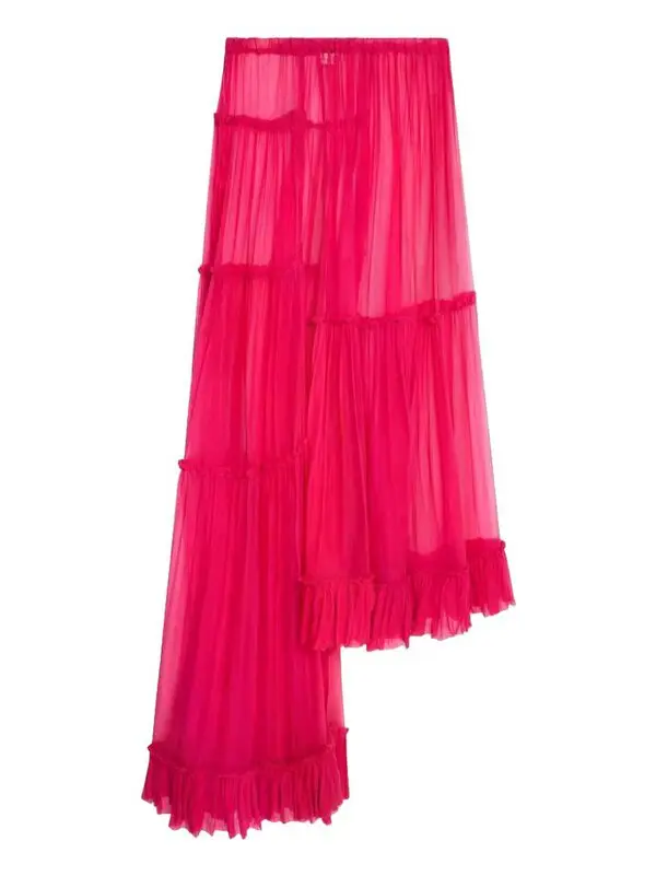 Dries Van Noten Ruffled Skirt - Pink