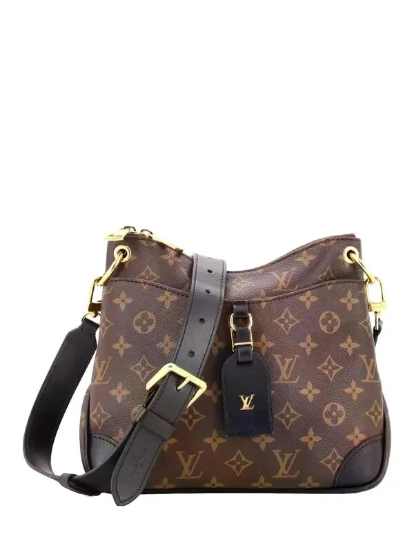 LOUIS VUITTON Odeon Nm Handbag Monogram Canvas Pm - Black