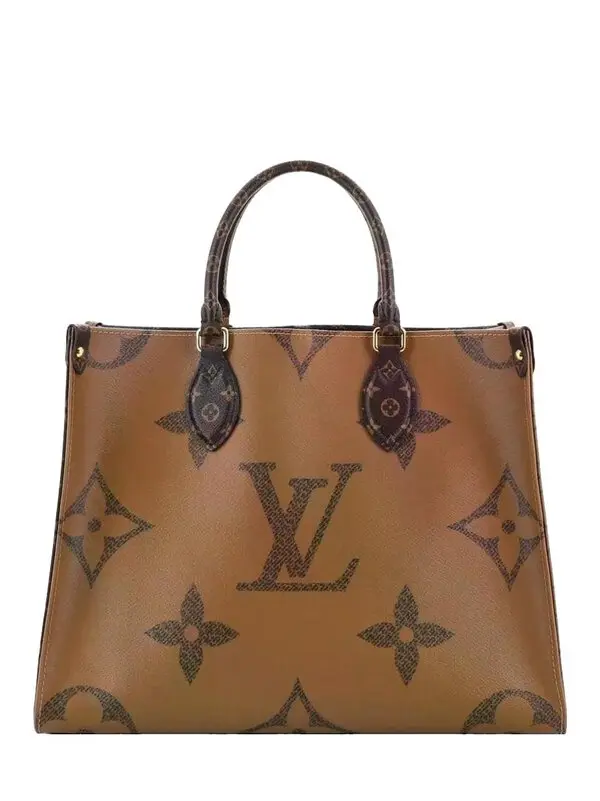 LOUIS VUITTON Onthego Reverse Monogram Giant Mm Tote Bag - Brown