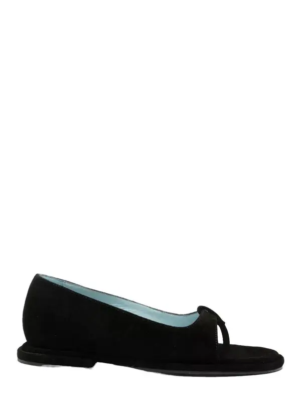 NICOLE SALDANA Senna Suede Sandals - Black