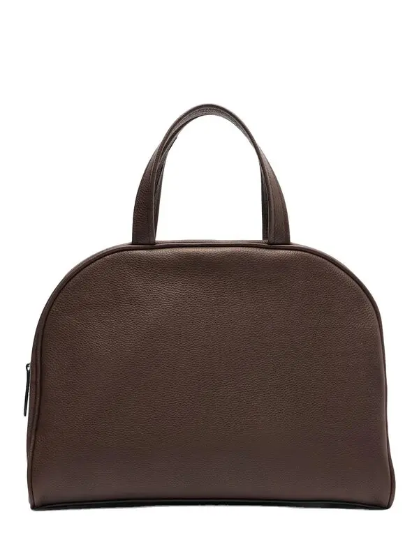 THE ROW Bindle Small Leather Tote Bag - Brown