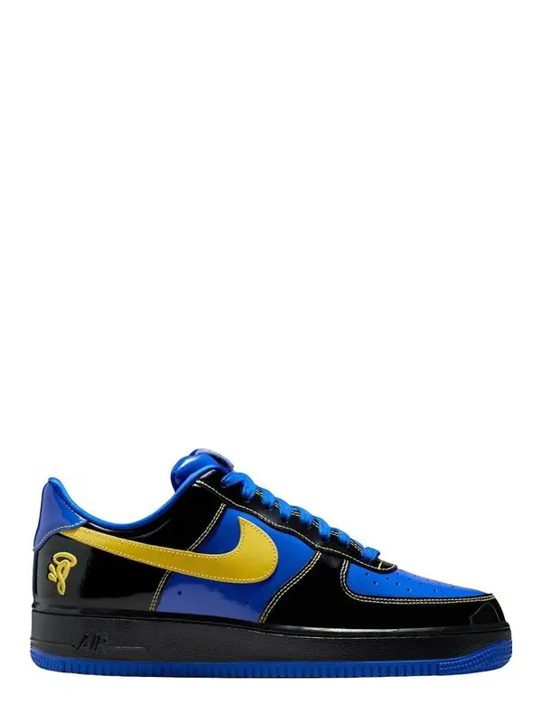 Nike Air Force 1 Low Sneakers - Black/optic Yellow/racer Blue