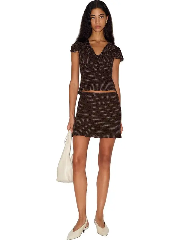 REFORMATION Kelson Two Piece Set - Brown