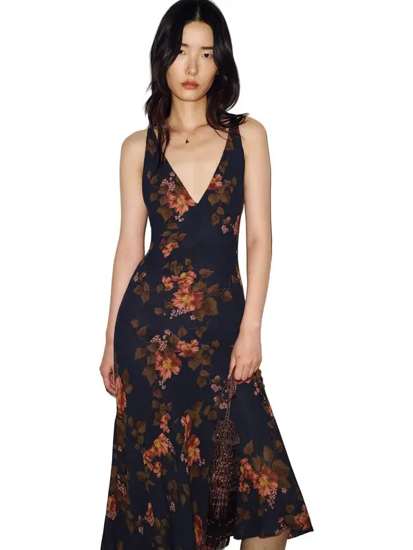 REFORMATION Marysia Dress - Blue