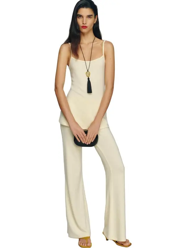 REFORMATION Bria Knit Two-piece Set - Yellow