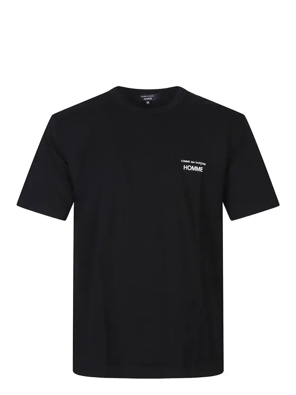 Comme Des Garçons T-shirt With Logo - Black