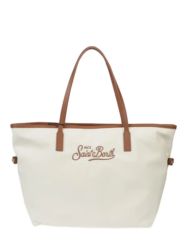 MC2 SAINT BARTH Top Handle Bag - White
