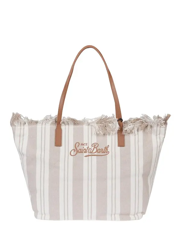 MC2 SAINT BARTH City Stock Exchange Tote - Beige