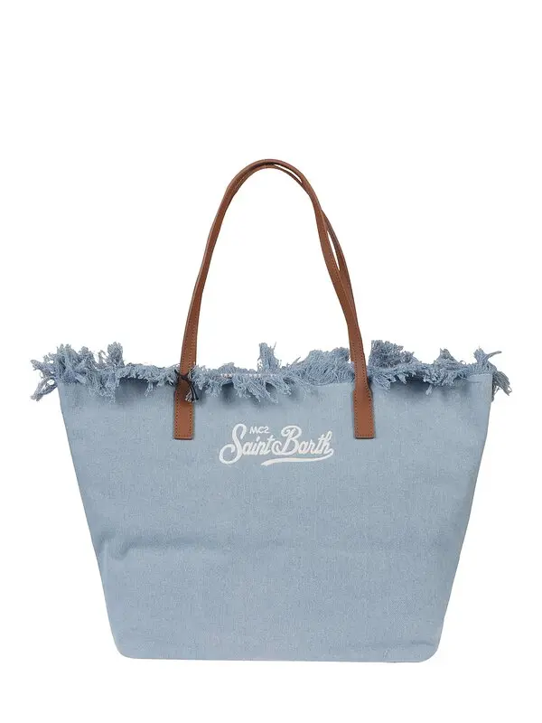 MC2 SAINT BARTH City Stock Exchange Top Handle Bag - Blue