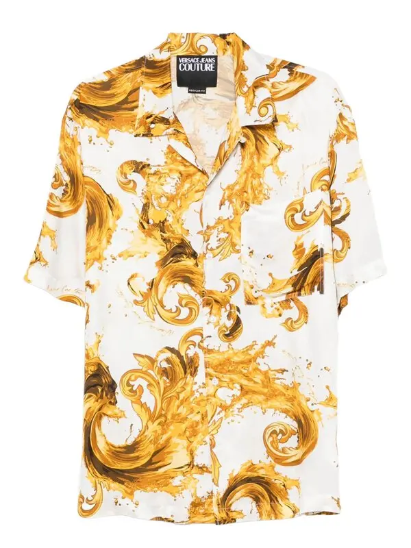 Versace Printed Shirt - White