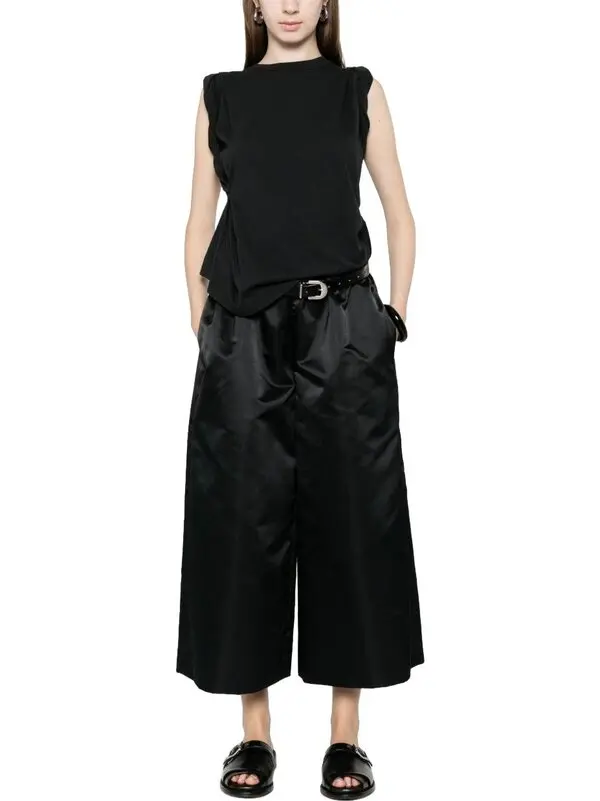 Comme Des Garçons Drawstring Trousers - Black