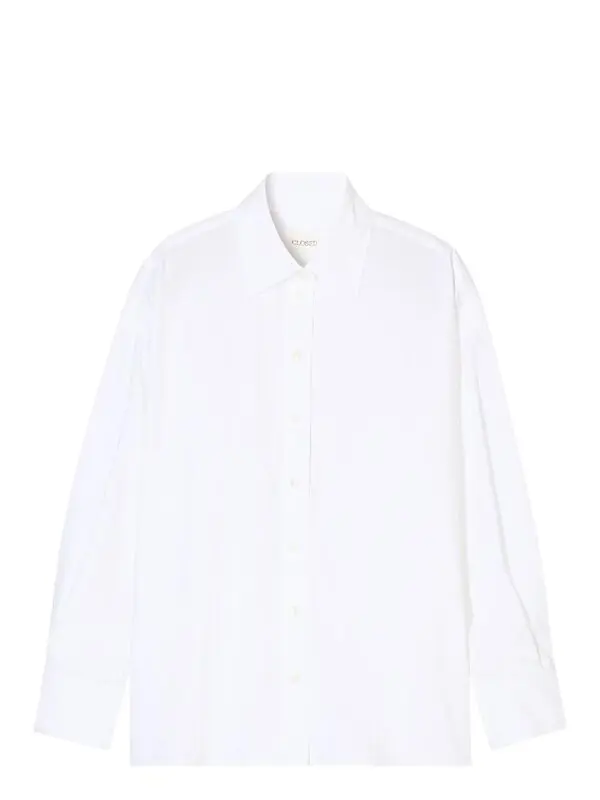 Closed Linen Cape Shirt - White