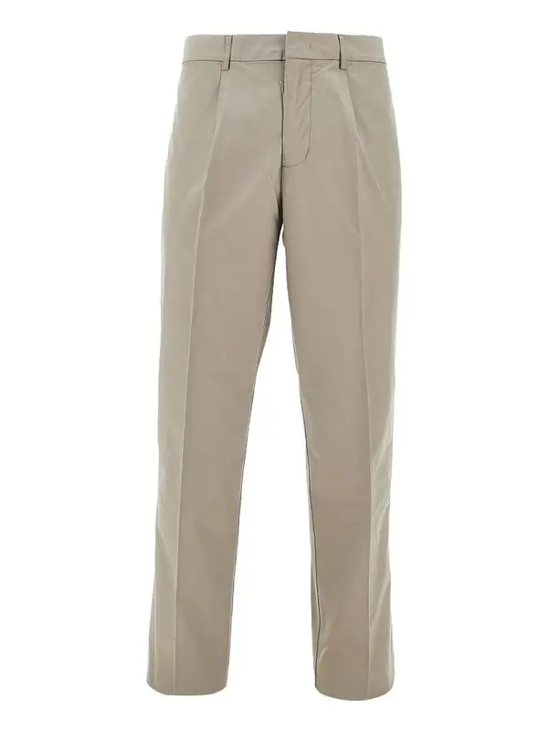 Emporio Armani Cotton Chino Trousers - Beige