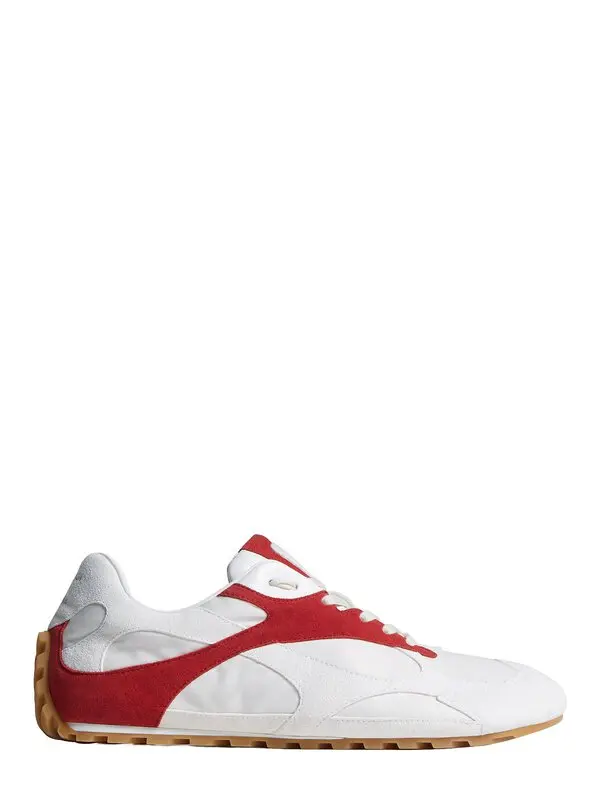 Bottega Veneta Orbit Flash Sneakers - Optic White/cardinal