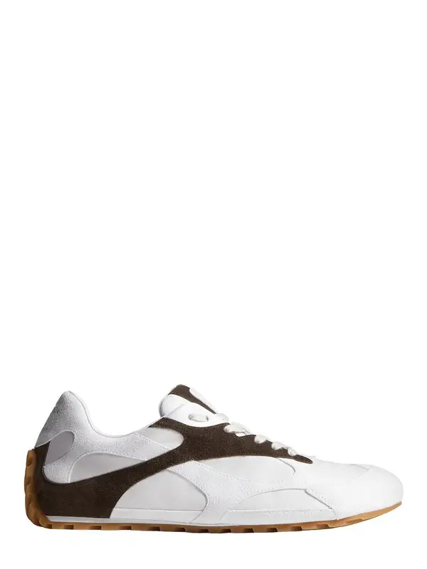 Bottega Veneta Orbit Flash Sneaker - Optic White/espresso