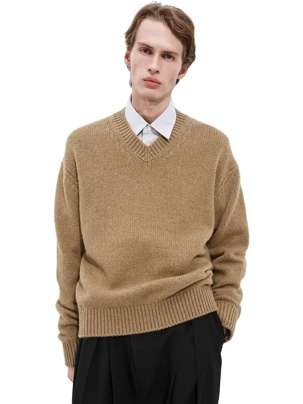 Bottega Veneta Cashmere Sweater - Camel
