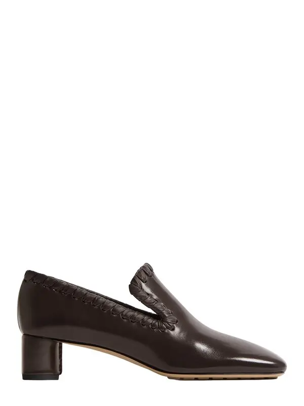Bottega Veneta Sabato Kitten Heel Pump - Espresso