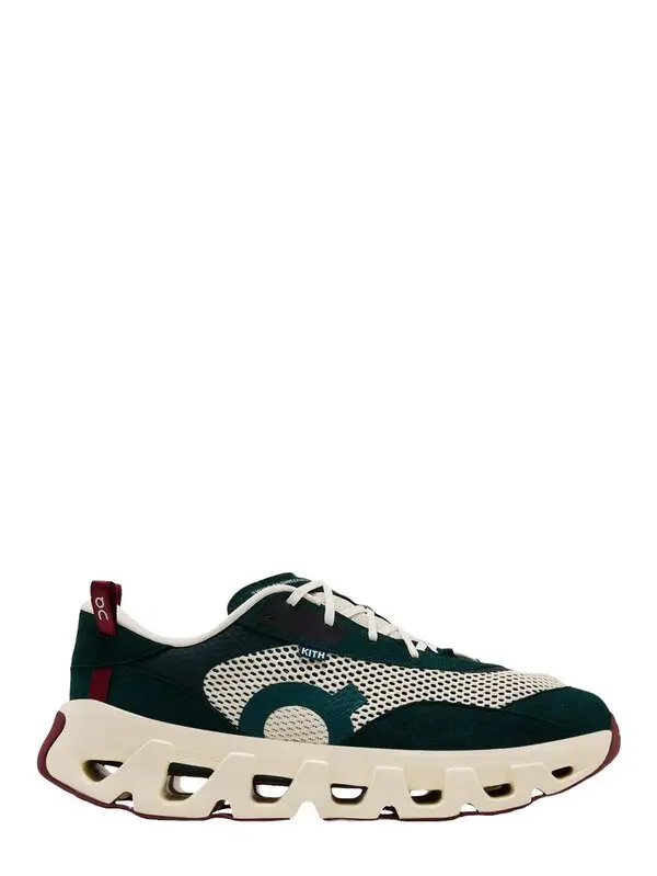 On Kith X K-tech 2 'spirulina Barley' Sneakers - Green