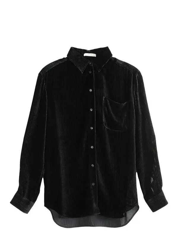 THE ROW Gavina Shirt - Black